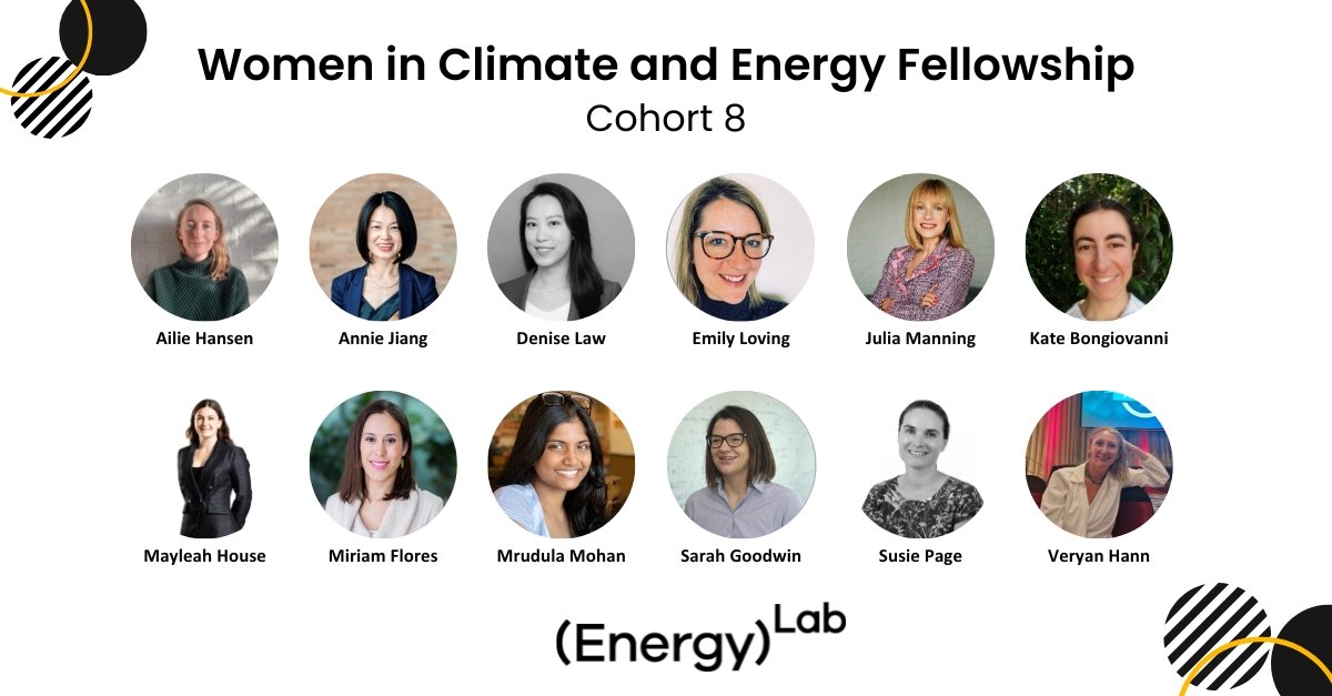 EnergyLab Welcomes Eighth Cohort of Women in Climate and Energy Fellowship, Sponsored by Gridcog ...